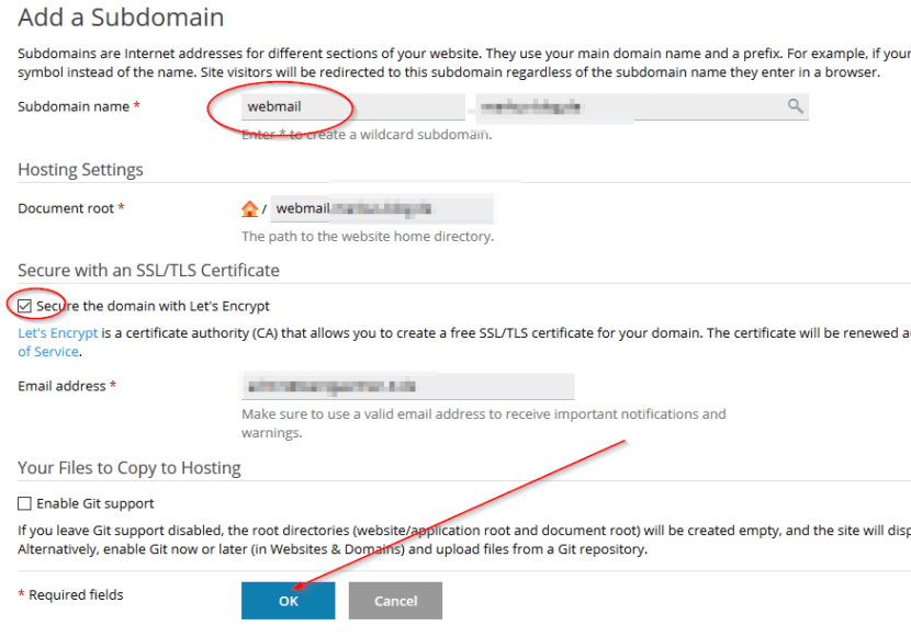 How to install and register RainLoop WebMail as Service in Plesk ...
